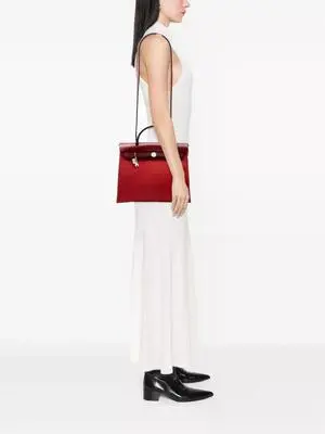 Hermès 2015 Toile Herbag Zip 31 Satchel