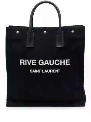 Saint Laurent 2021 Canvas Rive Gauche North South Tote Bag