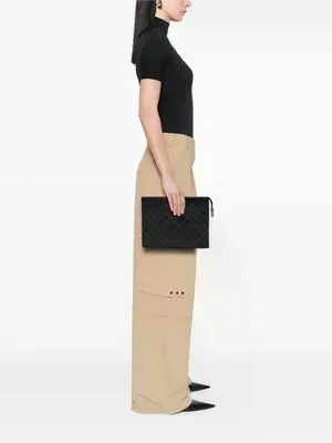 LOUIS VUITTON 2019 Damier Graphite Pochette Voyage Mm Clutch Bag