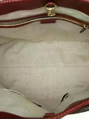 Gucci 2016-2026 Calfskin Marrakech Tote Bag - Red