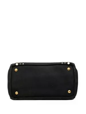 Prada 2013-2026 Canvas Canapa Studded Handbag