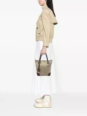 Gucci 2016-2026 Gg Canvas Gg Charm Tote Bag