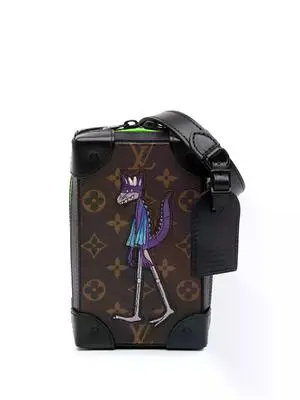 LOUIS VUITTON 2021-2026 Monogram Friend Soft Trunk Crossbody Bag - Black