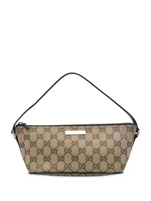 Gucci 2000-2015 Gg Canvas Boat Shoulder Bag - Neutrals