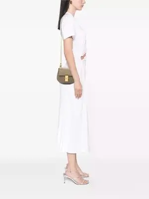 Chloé 2019 Mini Grained Lambskin Drew Crossbody Bag