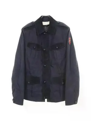 Gucci 2000s Suede-trim Military Jacket