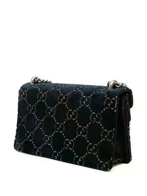 Gucci 2000-2015 Medium Gg Velvet Dionysus Crossbody Bag