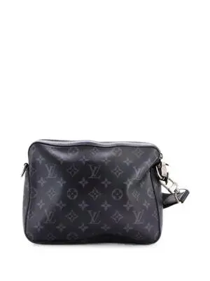 LOUIS VUITTON Trio Messenger Bag Reverse Monogram Eclipse Canvas Crossbody Bag