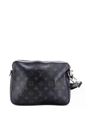 LOUIS VUITTON Trio Messenger Bag Reverse Monogram Eclipse Canvas Crossbody Bag - Black