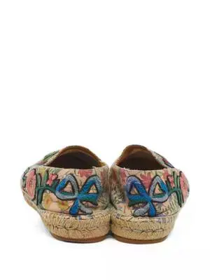 Gucci Flora Embroidered Espadrilles