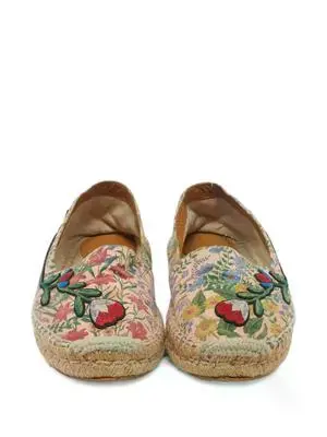 Gucci Flora Embroidered Espadrilles