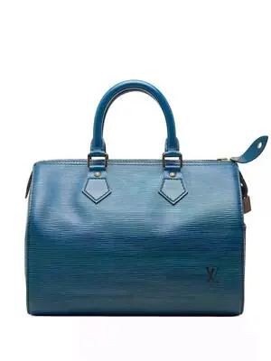 LOUIS VUITTON 1991 Epi Speedy 25 Boston Bag - Blue