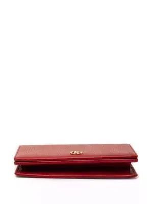 Gucci 2016-2026 Gg Marmont Leather Wallet On Chain Crossbody Bag - Red