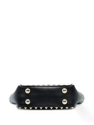 Valentino Garavani 2000-2017 Micro Leather Rockstud Trapeze Satchel