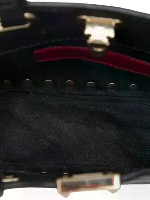 Valentino Garavani 2000-2017 Micro Leather Rockstud Trapeze Satchel