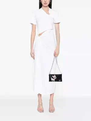 Prada 2000-2013 Tessuto Chihuahua Chain Pouch Shoulder Bag