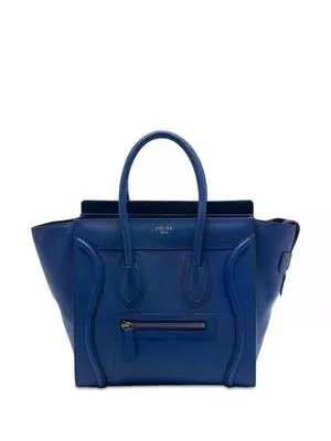 Celine 2014 Micro Drummed Calfskin Luggage Tote Bag