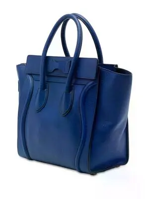 Celine 2014 Micro Drummed Calfskin Luggage Tote Bag