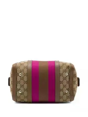Gucci 2016-2026 Small Gg Canvas Web Joy Boston Bag Satchel
