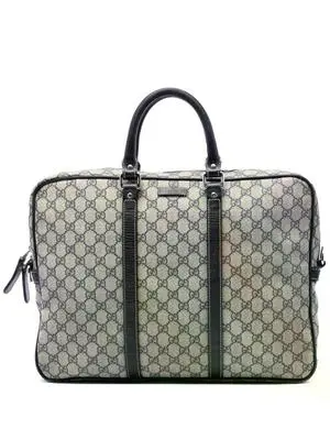 Gucci 2016-2026 Gg Supreme Business Bag - Neutrals