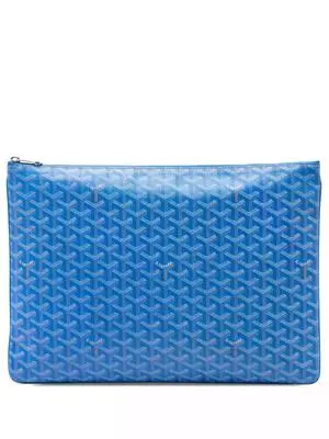 Goyard 2014 Goyardine Senat Gm Clutch Bag - Blue