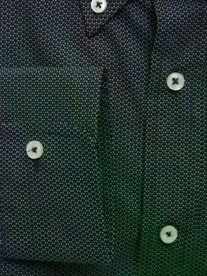 ROBERT FRIEDMAN Patterned Button-down Shirt - Black