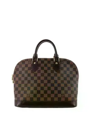 LOUIS VUITTON Alma Handbag Damier Pm Satchel - Brown