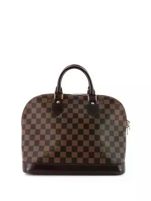 LOUIS VUITTON Alma Handbag Damier Pm Satchel - Brown