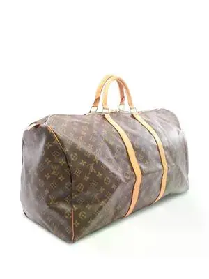 LOUIS VUITTON 2003 60 Keepall Holdall - Brown