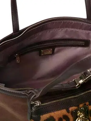 V°73 Leopard-print Pouch Tote Bag