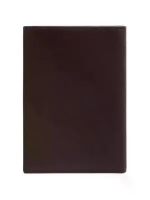 PIQUADRO Logo-plaque Leather Passport Holder