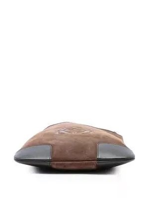 Loewe 2005 Suede Anagram Crossbody Bag