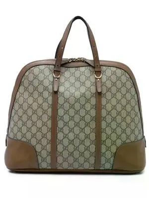 Gucci 2016-2026 Large Gg Supreme Nice Dome Top Handle Bag Tote Bag - Neutrals