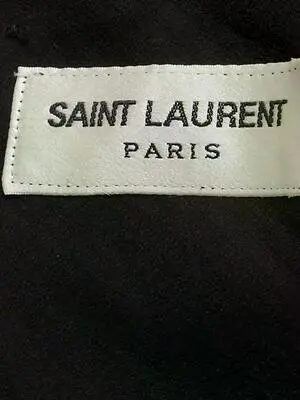 Saint Laurent Leopard-print Open-back Mini Dress