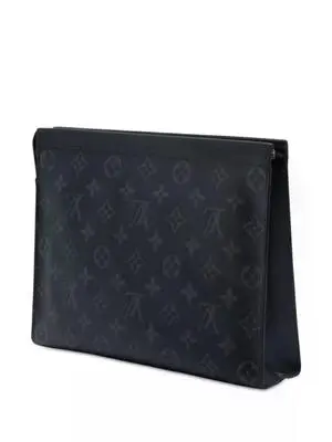 LOUIS VUITTON 2020 Monogram Eclipse Pochette Voyage Mm Clutch Bag