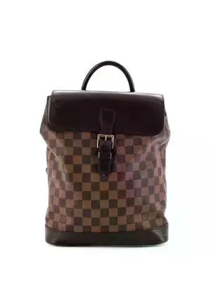 LOUIS VUITTON Soho Damier Backpack - Brown