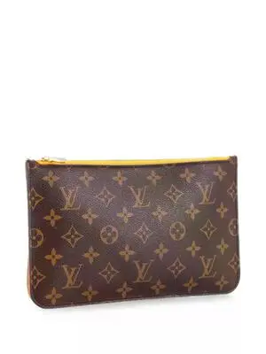 LOUIS VUITTON Neverfull Pochette Monogram Canvas Large Pouch