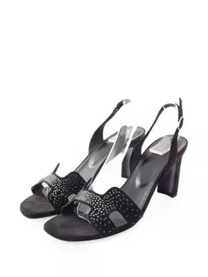 Hermès 2000s Eternité Rhinestone Sandals