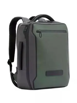 PIQUADRO Logo-patch Expandable Backpack