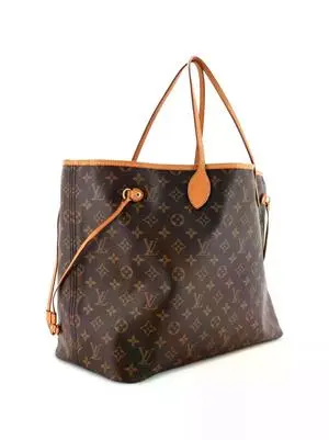 LOUIS VUITTON Neverfull Nm Monogram Canvas Gm Tote Bag - Brown