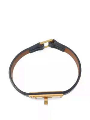 Hermès Micro Kelly Leather Bracelet