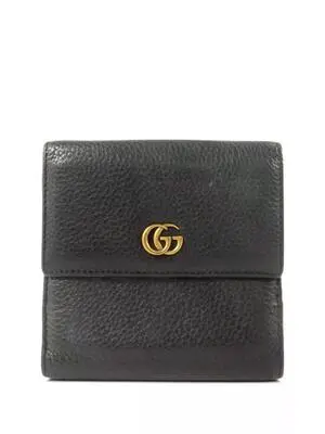 Gucci Gg Marmont Card Case Wallet - Black