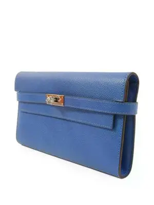 Hermès Kelly Leather Wallet - Blue