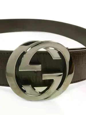 Gucci Interlocking G Web Belt