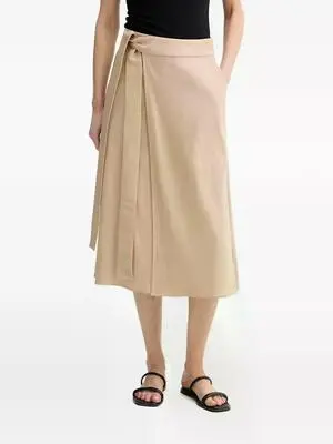 Marc O'polo Belted Wrap Midi Skirt