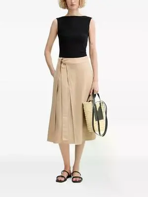 Marc O'polo Belted Wrap Midi Skirt