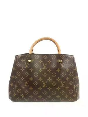 LOUIS VUITTON Mm Montaigne Monogram Tote Bag