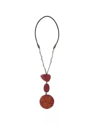 MALÌPARMI Prints Inside Resins Patchwork Pendant Necklace