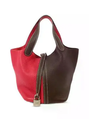 Hermès Picotin Leather Bucket Bag - Brown