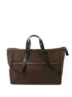 Bottega Veneta Traveler Canvas Tote Bag